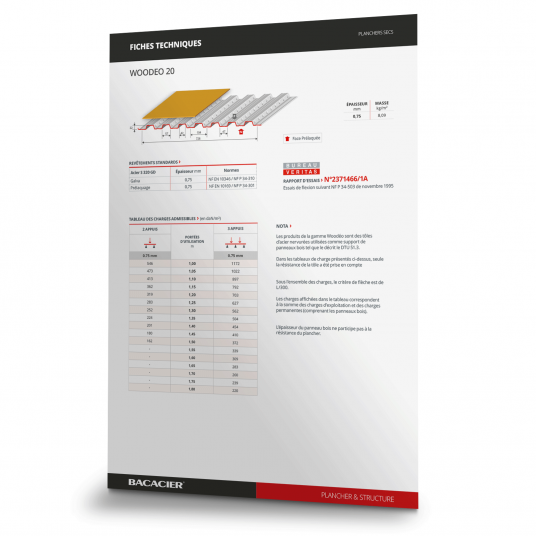 Fiches techniques | Bacacier